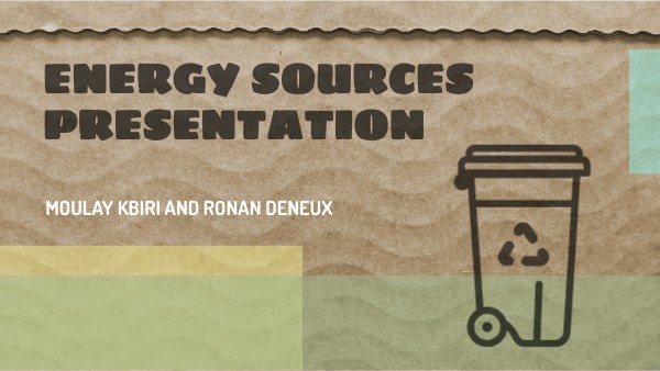 Energy sources presentation | Genially
