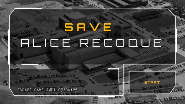 Save Alice Recoque pour difusion avec Timer | Genially