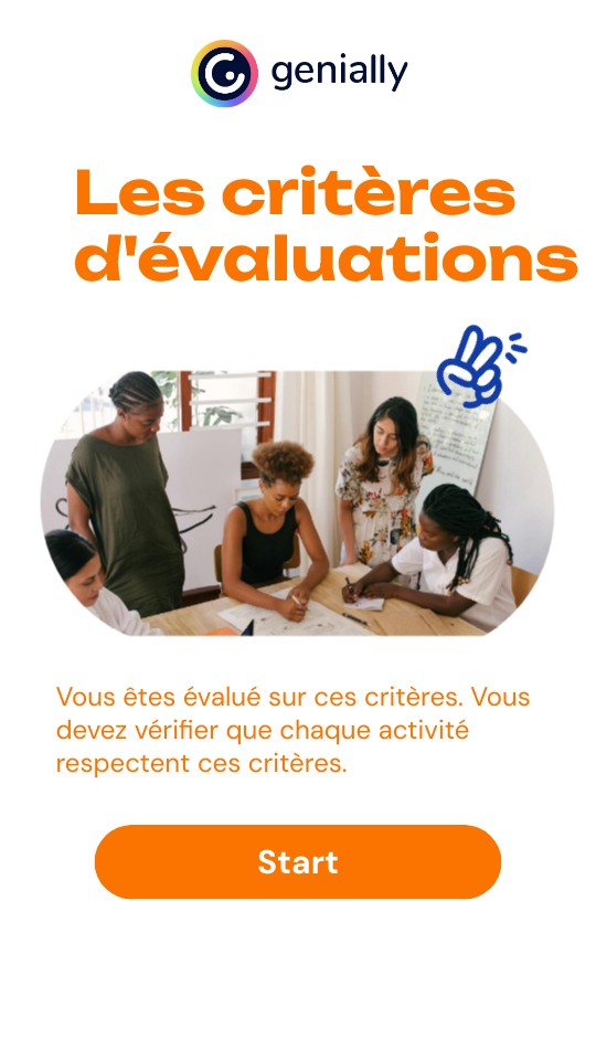 Les critères d'évaluations | Genially