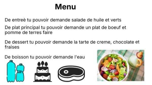 Menu | Genially