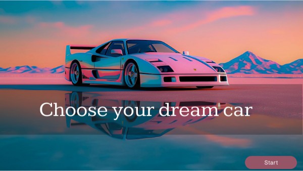 Choose your dream car | Genially