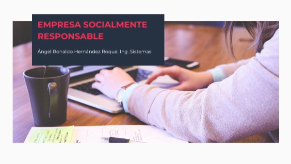 ADA 1: EMPRESA SOCIALMENTE RESPONSABLE | Genially