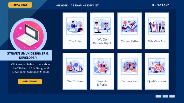 Striven UI/UX Developer - India | Genially