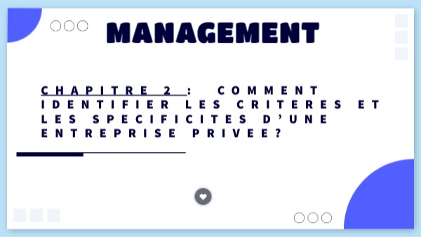 MANAGEMENT | Genially