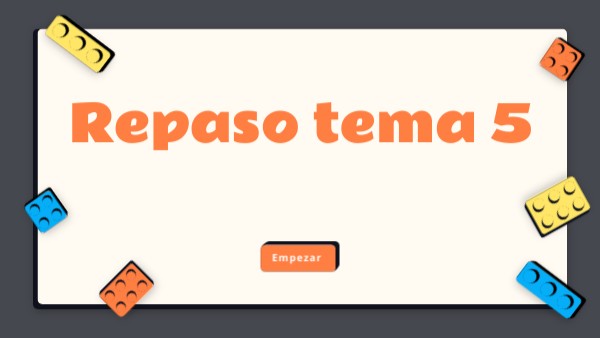 Repaso tema 5 | Genially