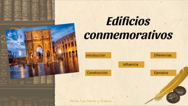 Edificios conmemorativos | Genially