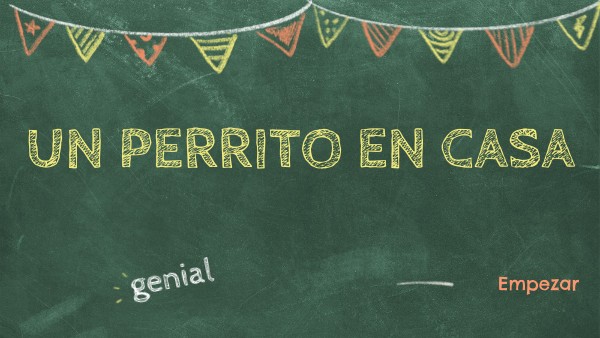 un perrito en casa | Genially
