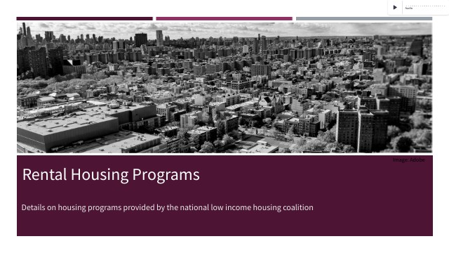 Rental Housing Programs | Genially