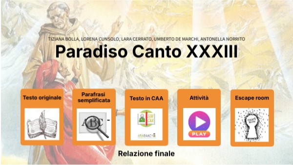 Paradiso Canto XXXIII | Genially