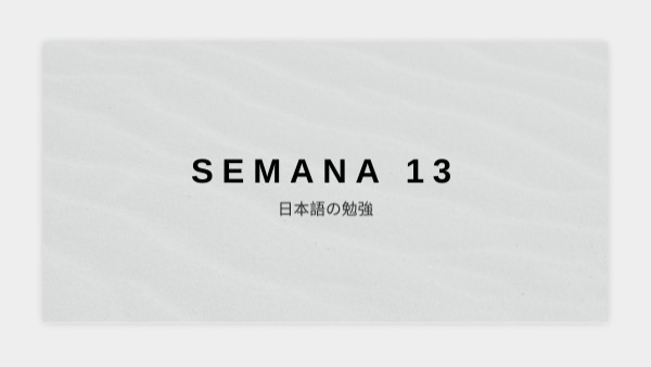 SEMANA 13 | Genially