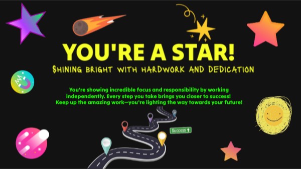 YOU'RE A STAR! | Genially