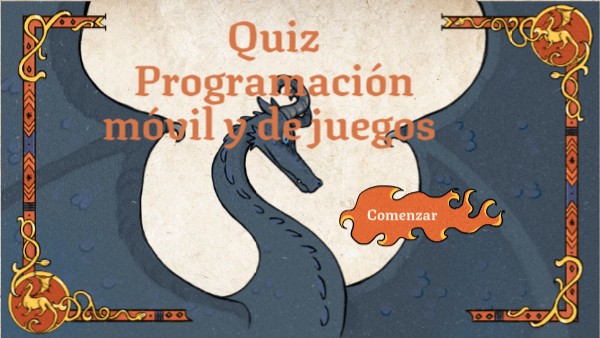 Quiz Programación móvil y de juegos | Genially