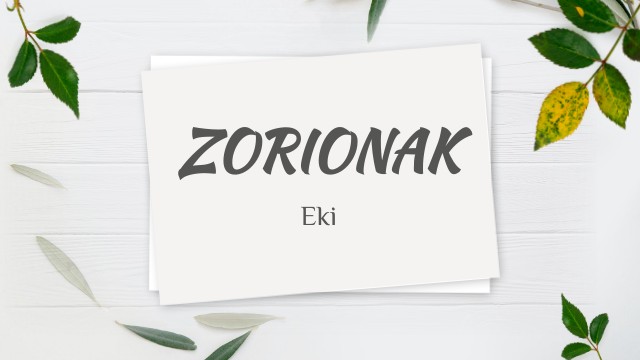 ZORIONAK | Genially