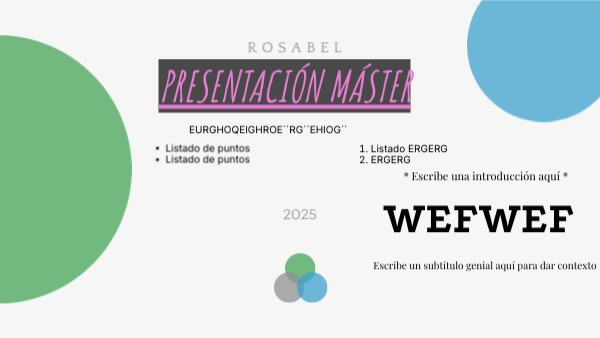 PRUEBA MASTER | Genially