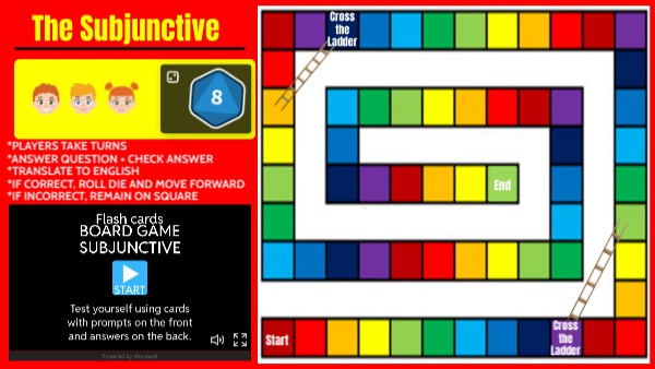 SUBJUNCTIVE BOARD GAME | Genially