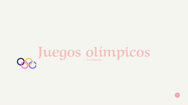 Juegos olímpicos | Genially