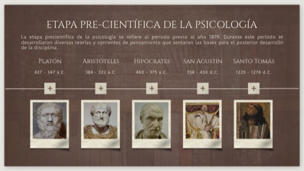 filosofía y psicología pre-científica | Genially