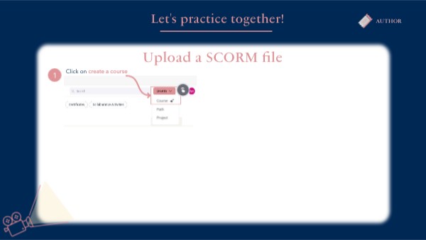 Upload a SCORM file | Genially
