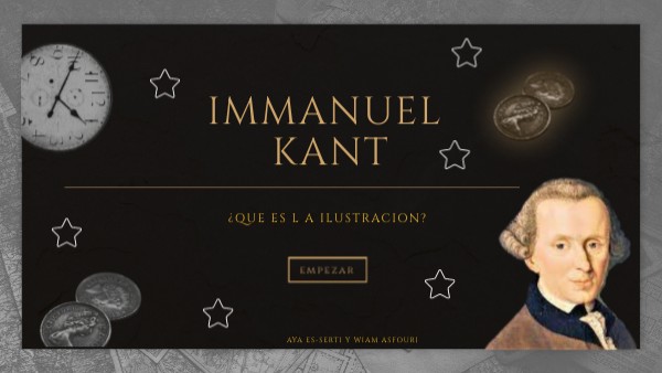 Immanuel Kant (ILUSTRACION) | Genially