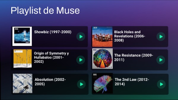 Playlist de Muse | Genially