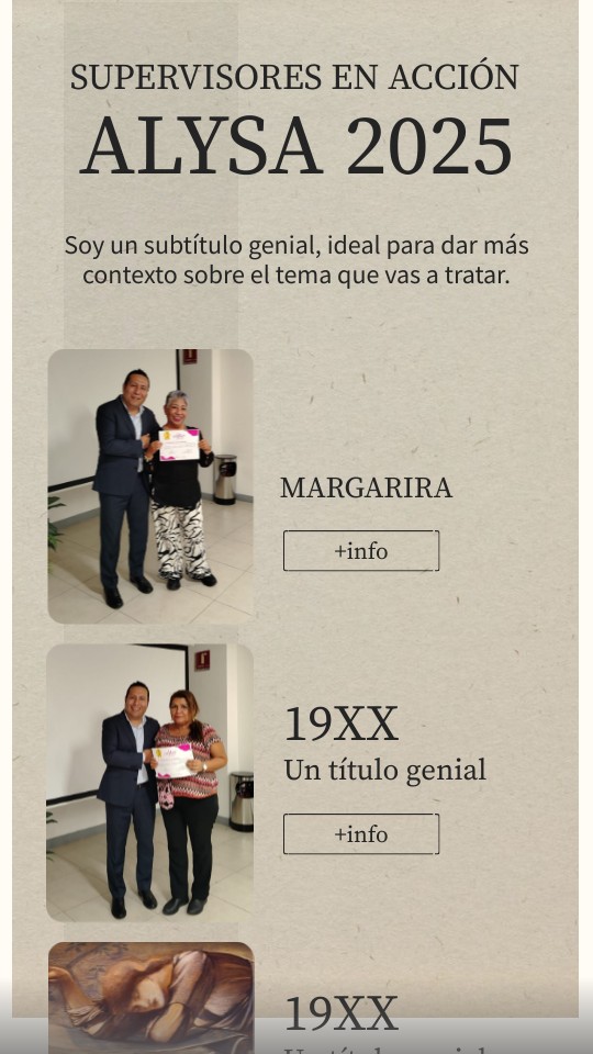 ALYSA 2025 | Genially