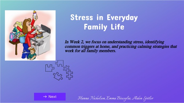 FLE Module Family Stress | Genially
