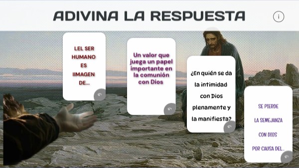 Adivina la respuesta al respaldo de la ficha | Genially