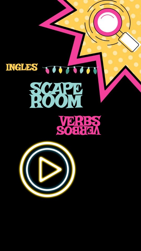 scape room verbs | Genially