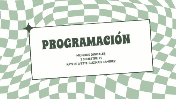 PROGRAMACIÓN | Genially