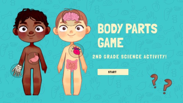 BODY PARTS GAME (Grace and Pricsila) | Genially