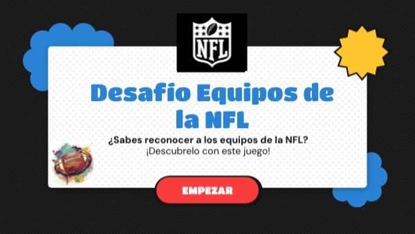 Desafío Equipos de la NFL | Genially