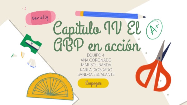 Capitulo IV El ABP EN ACCION MEB 1 | Genially