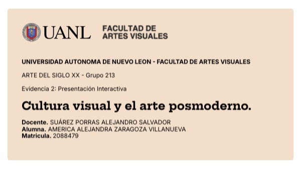 2.3 - Evidencia 2. Presentación Interactiva_Cultura visual y el arte p ...