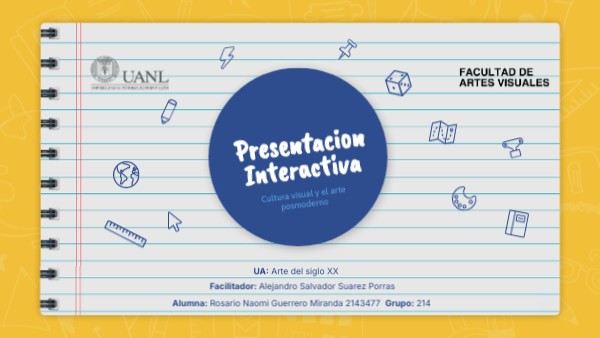 Presentacion Interactiva de Cultura visual y el arte posmoderno | Genially