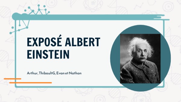 Exposé Albert Einstein | Genially