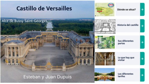 Castillo de Versailles | Genially