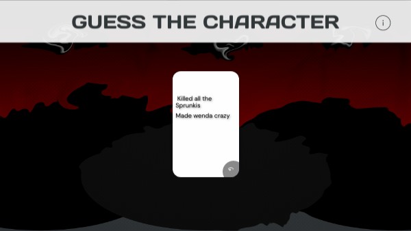 guess the character SPRUNKI EDITION | Genially