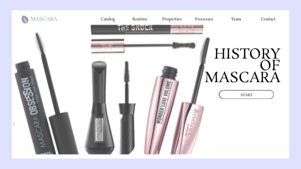 HISTORY OF MASCARA | Genially