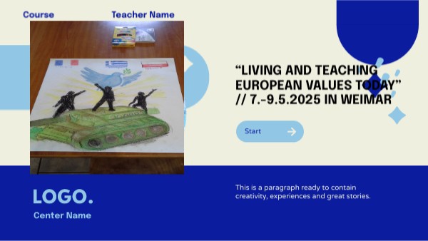 “Living and Teaching European Values Today” // 7.-9.5.2025 in Weimar | Genially