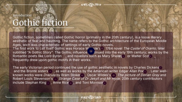 Gothic fiction | Genially