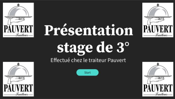 Présentation stage de 3° | Genially