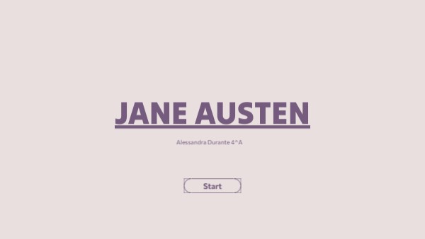 JANE AUSTEN | Genially