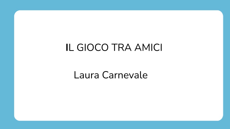 Laura Carnevale | Genially