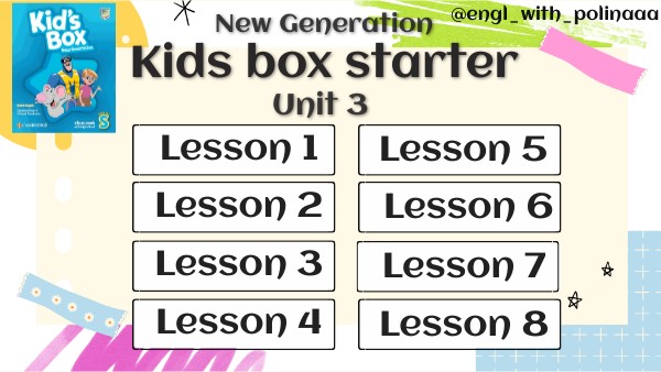 NG Starter unit 3*** | Genially