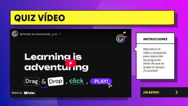 Quiz Vídeo | Genially