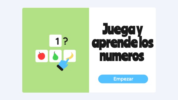 Juega y aprende los numeros | Genially