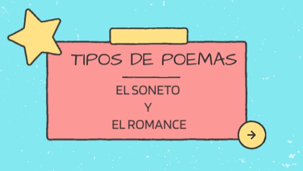 TIPOS DE POEMAS | Genially