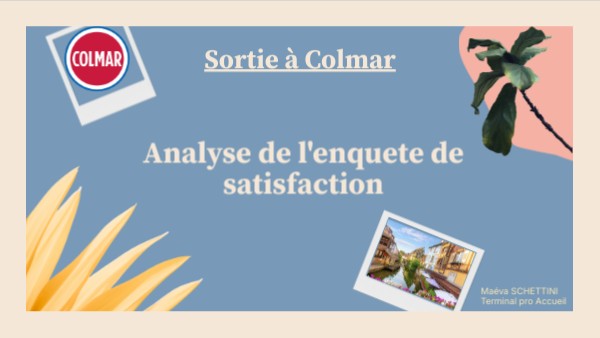 Analyse de l'enquete de satisfaction | Genially