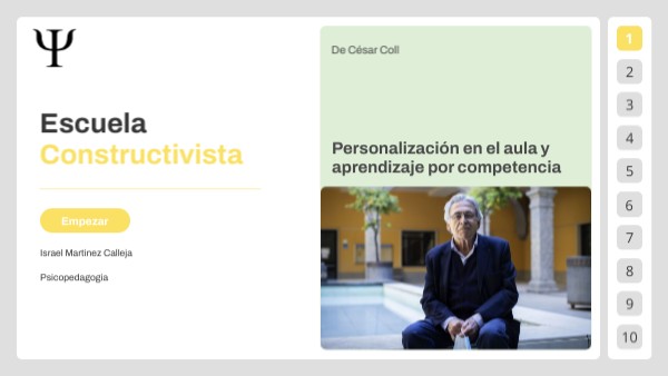 Escuela Constructivista de Cesár Coll | Genially