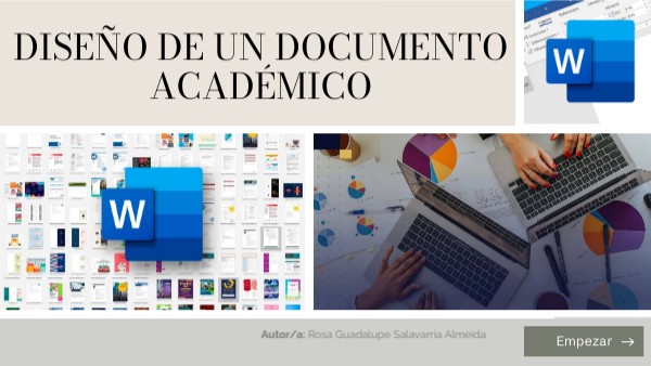 DISEÑO DE UN DOCUMENTO ACADÉMICO | Genially
